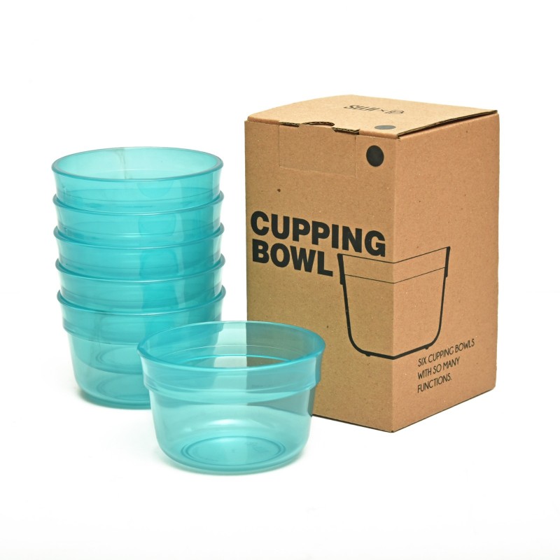 Coffee Cupping Bowl Plastic Aqua Transparent SUJI Premium - SUJI