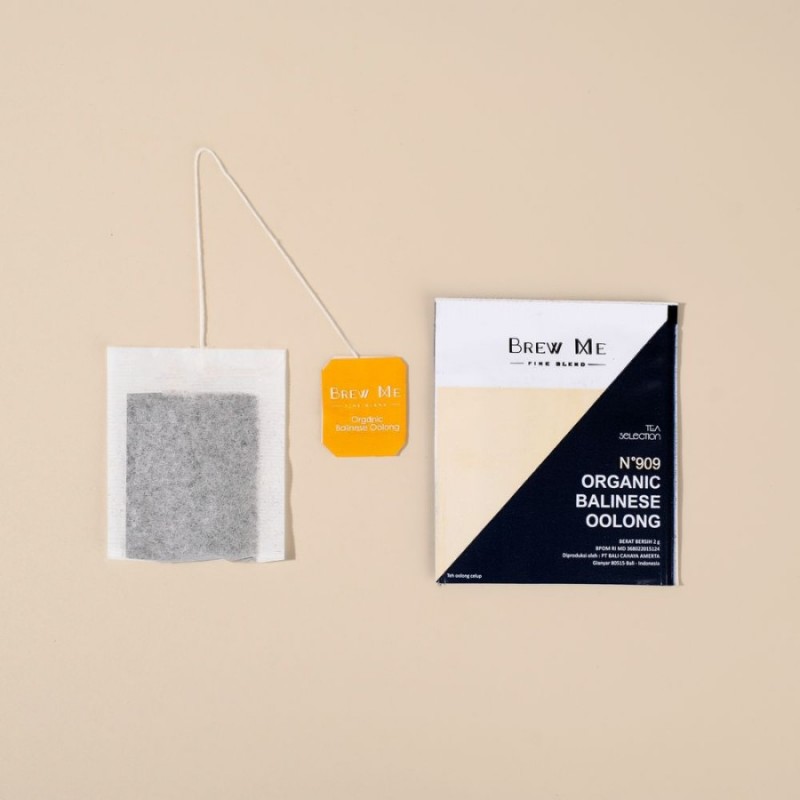 BREW ME | Organic Balinese Oolong Tea with Tea Bag Pots, Brewme Tea - SUJI