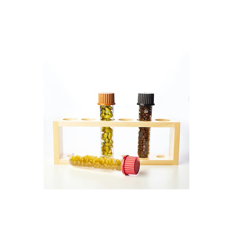 Sample Tube 150, Screw Cap GL 32, Red - SUJI